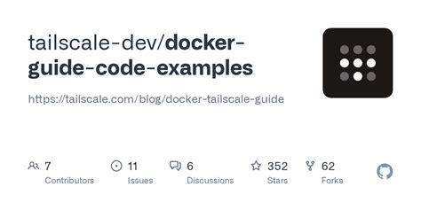 Github Tailscale Devdocker Guide Code Examples Tailscale