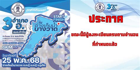 อบจ ภูเก็ต ขอขอบพระคุณประชาชนที่ให้ความสนใจสมัครวิ่ง 3 อำเภอ 3อ อบจ ท้าวิ่ง ครั้งที่ 1 อย่าง