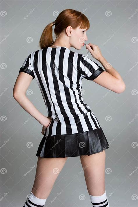 Referee Girl Stock Image Image Of Fashion Outfit Foul 6294737