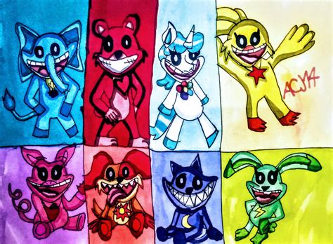 Smiling Critters By Anacarojim14 On Deviantart