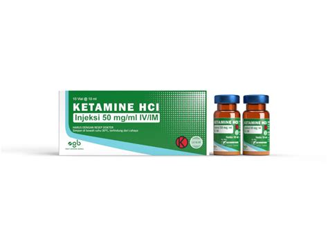 Ketamine 50mg Ml Injection Bernofarm