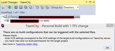 There Are No Build Configuration That Can Be Triggered With The