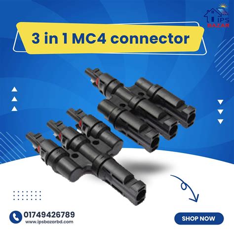 3 In 1 Mc4 Connector Best Price Only At Ips Bazar