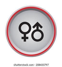 Sex Symbol Icon Circular Button Stock Vector Royalty Free Shutterstock