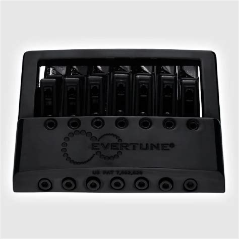 Evertune F Model 7 String Bridge For Strat Style Guitars Reverb