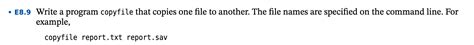 Solved C Write A Program Copyfile That Copies One File
