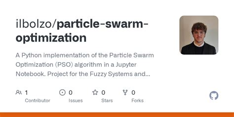 Github Ilbolzoparticle Swarm Optimization A Python Implementation