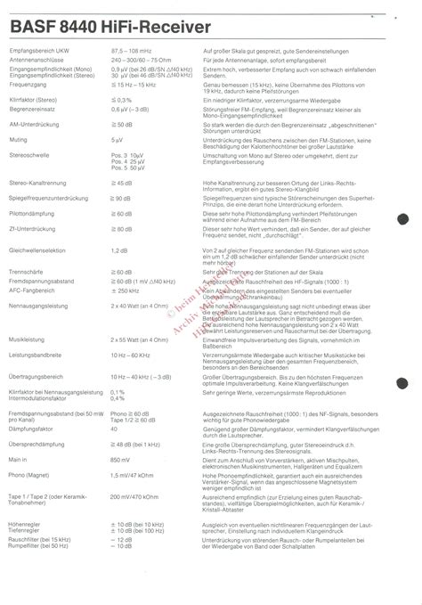 Basf 8440 Datenblatt