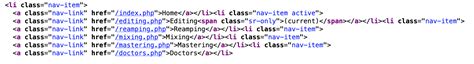 Php Website Displaying Bootstrap Screen Reader Info When It Shouldn