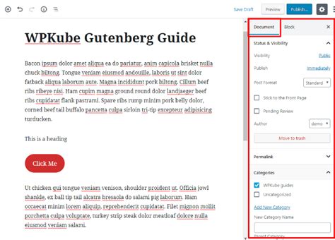 Wordpress Gutenberg Tutorial How To Use The New Block Editor