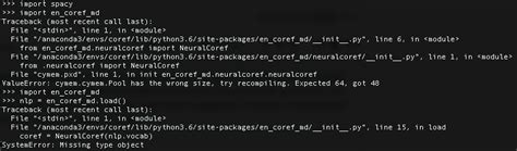 Load Problems Systemerror Missing Type Object · Issue 122 · Huggingfaceneuralcoref · Github