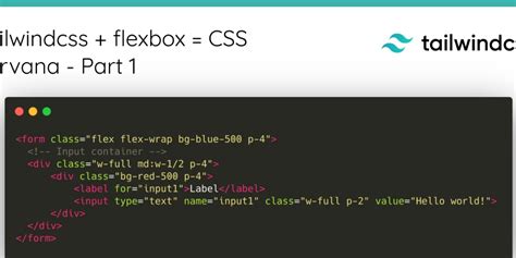 Tailwindcss Flexbox Css Nirvana Part 1 Dev Community