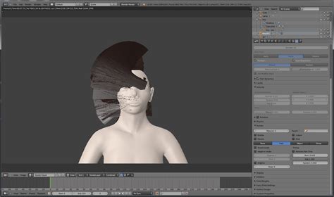 Blender Internal Render Engine When Rendering Hair It Doesn T Follow The Particle Edit Path