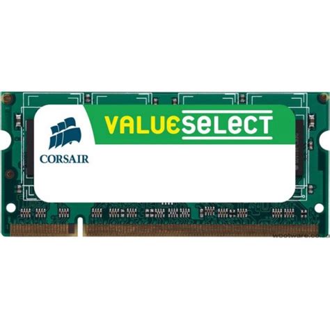 Corsair Value Select X GB DDR Laptop Memory Retail Wootware
