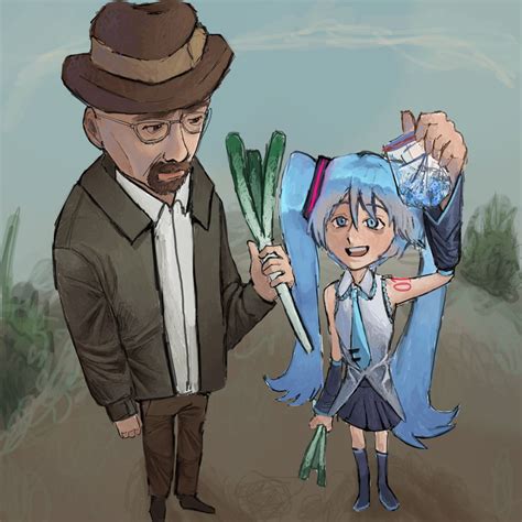 Walter White And Hatsune Miku In 2025 Miku Hatsune Chibi Hatsune Miku Hatsune