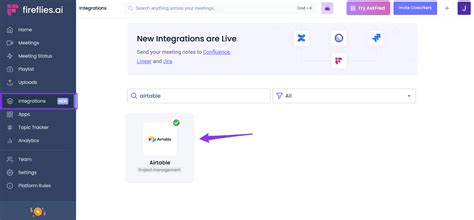 Airtable Project Management Integration