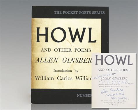 The Howl Allen Ginsberg First Edition Signed