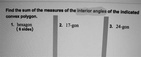 Answered Find The Sum Of The Measures Of The… Bartleby