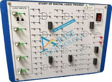 Digital Logic Trainer Logic Gates Booleon Identities Demogran S Theorems At 2000 Piece