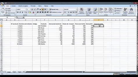Formatos De Inventarios Para Almacen Excel Inventario Y Stock En Excel