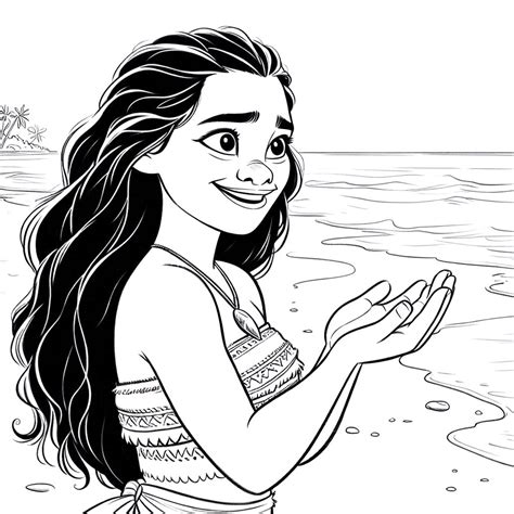 Desenhos Da Moana Para Colorir E Imprimir