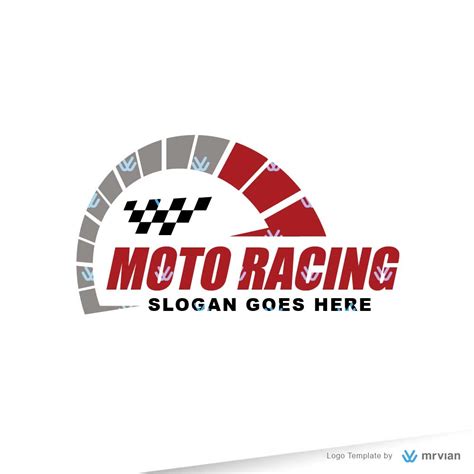 Moto Racing Logo Template Mrvian