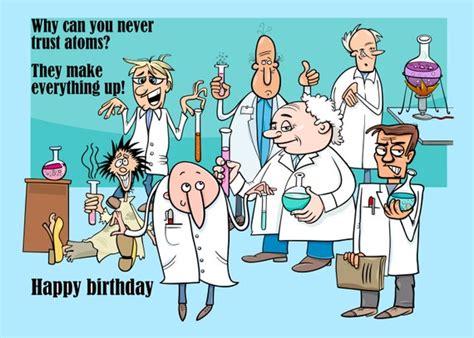 Crazy Scientists Humour Birthday Card Beebooh Cards Etsy