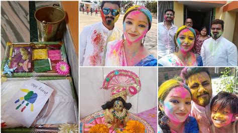 💛 ️holi💚💙first holi after marriage 07 03 2023 holi2023 festivalofcolors berhampore