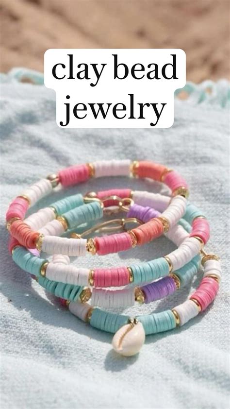 Blue And White Clay Bead Bracelet Artofit