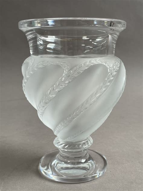 Yahooオークション Ms722 Lalique ラリック エルムノンヴィル フラ