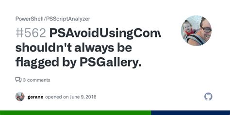 PSAvoidUsingConvertToSecureStringWithPlainText Shouldn T Always Be Flagged By PSGallery Issue