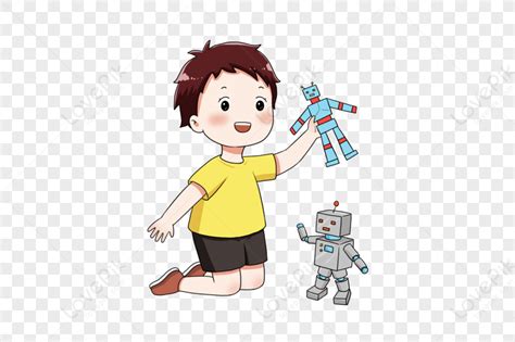 장난감을 가지고 노는 아이 Png 일러스트 무료 다운로드 Lovepik