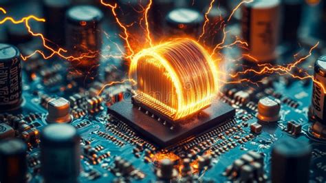 Transient Voltage Suppression Diode For Electronic Circuit Protection Stock Illustration