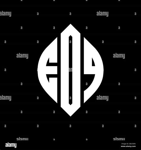 Edg Circle Letter Logo Design With Circle And Ellipse Shape Edg