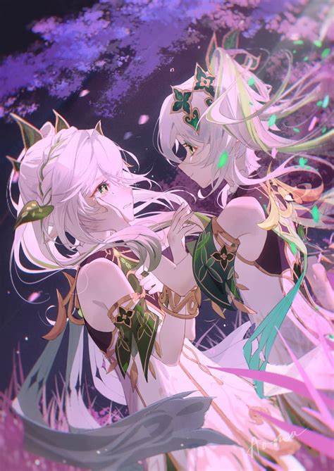 Nahida And Rukkhadevata Genshin Impact Drawn By Aoma Xuanzexuexi Danbooru