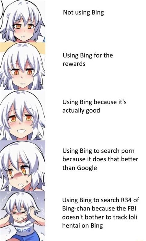 Not Using Bing Using Bing For The Rewards Using Bing Because It S Actually Good Using Bing To