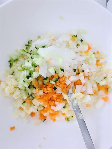 우유넣은 부드러운 계란감자샐러드 감자사라다