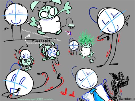 Animatic And Clock Cute Drawings Silly Pictures Fandom Drawing