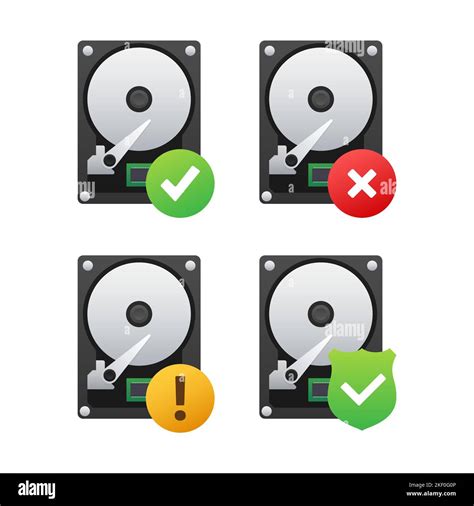 Hard Drive Hdd Sign Label Vector Stock Illustration Stock Vector Image Art Alamy
