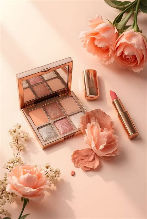 Purple Themed Makeup Pattern Stock Illustrations 20 Purple Themed