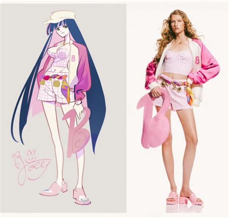 Joey On Twitter Drawing Try Letting Panty And Stocking To Wear This Barbie X Zara Outfit