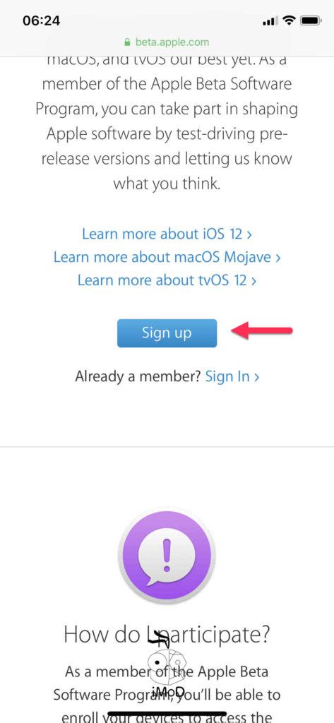 Apple ปลอยอปเดต iOS Public beta ใหผลงทะเบยนไดทดสอบแลว