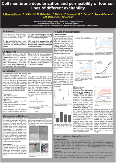 Pdf Cell Membrane Depolarization And Permeability Of Four Cell Lines Of Different Excitability