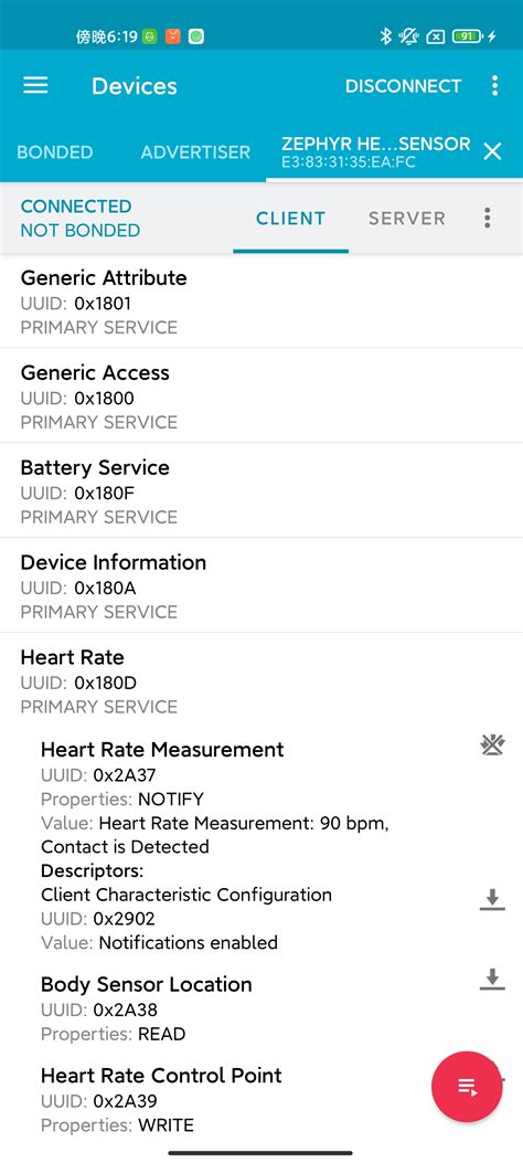 Bluetooth Peripheral Heart Rate Monitor PAN1080 DK Documentation
