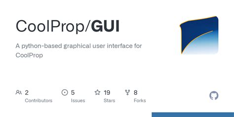 GitHub CoolProp GUI A Python Based Graphical User Interface For CoolProp
