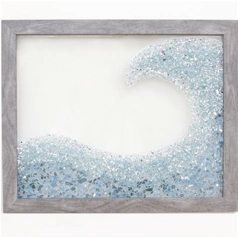 Sea Glass Wall Art Etsy