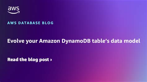 Evolve Your Amazon Dynamodb Tables Data Model Aws Database Blog