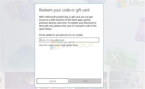 Redeem Code Microsoft Gift Card In Microsoft Store Windows