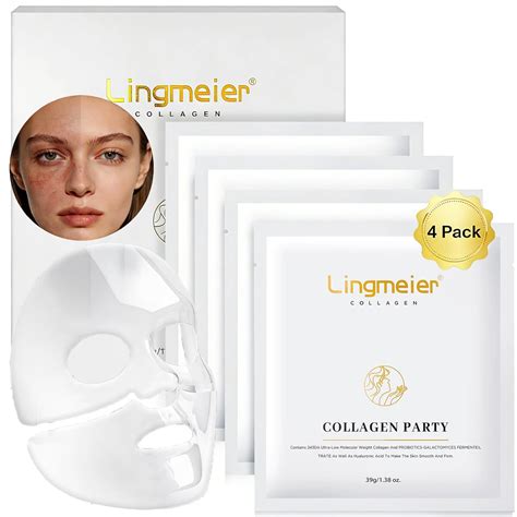 Lingmeier Hydrating Overnight Collagen Facial Mask 4