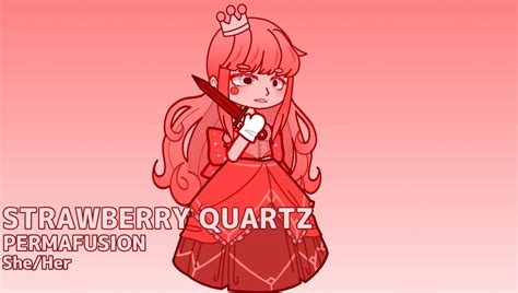 Steven Universe Oc Strawberry Quartz A Permafusion Between A Ruby And A Rose Quartz R Gachaclub